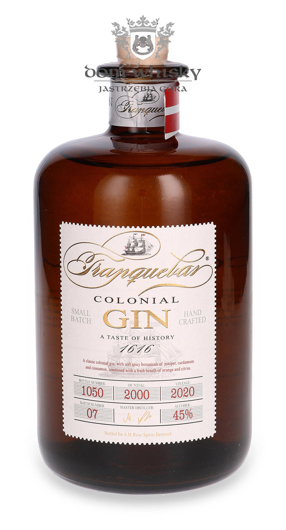 Tranquebar Colonial Gin / 45% / 0,7l | Dom Whisky