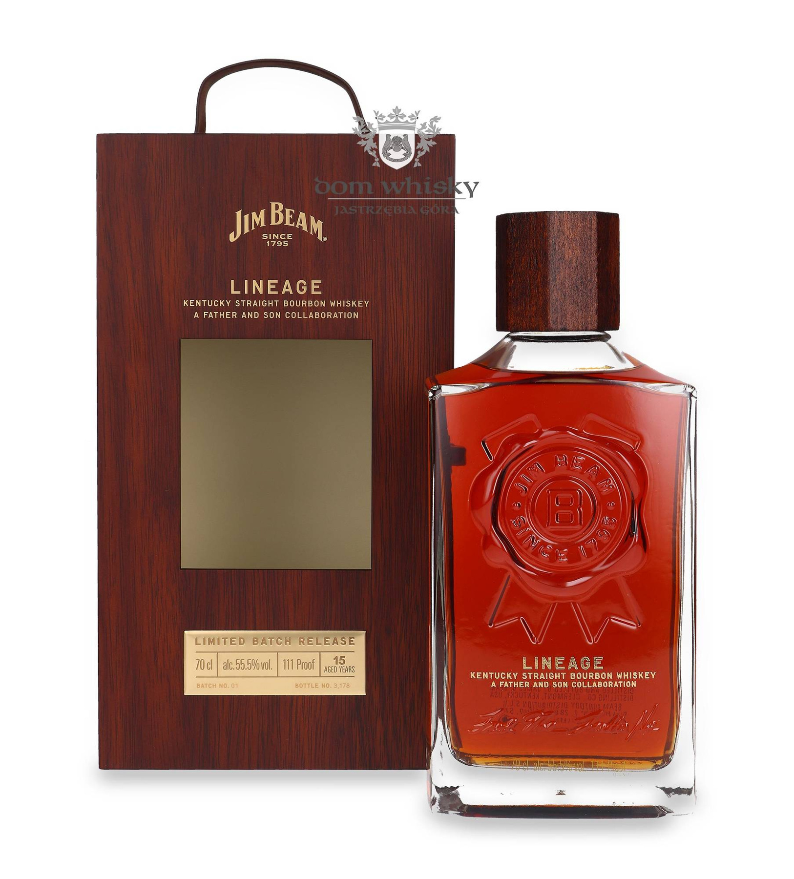 Jim Beam Lineage 15 Year Old Bourbon 55.5% 0.7l Limited Release
