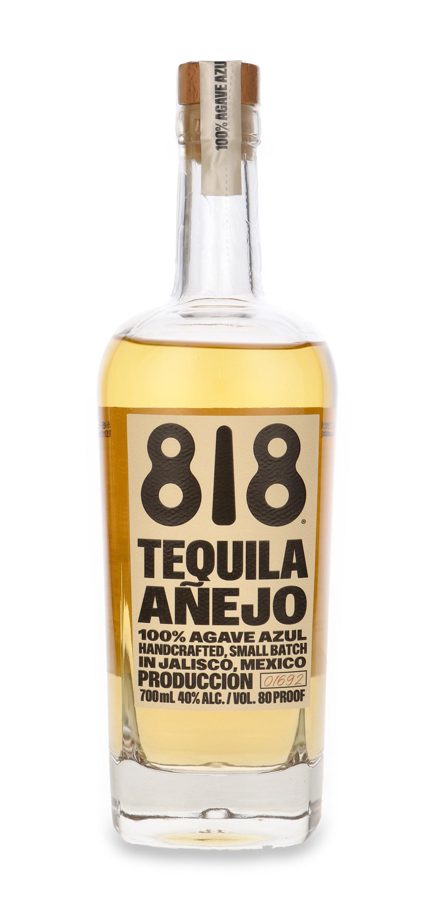 Tequila 818 Anejo 100% Agave Azul 40% 0,75l - Jalisco
