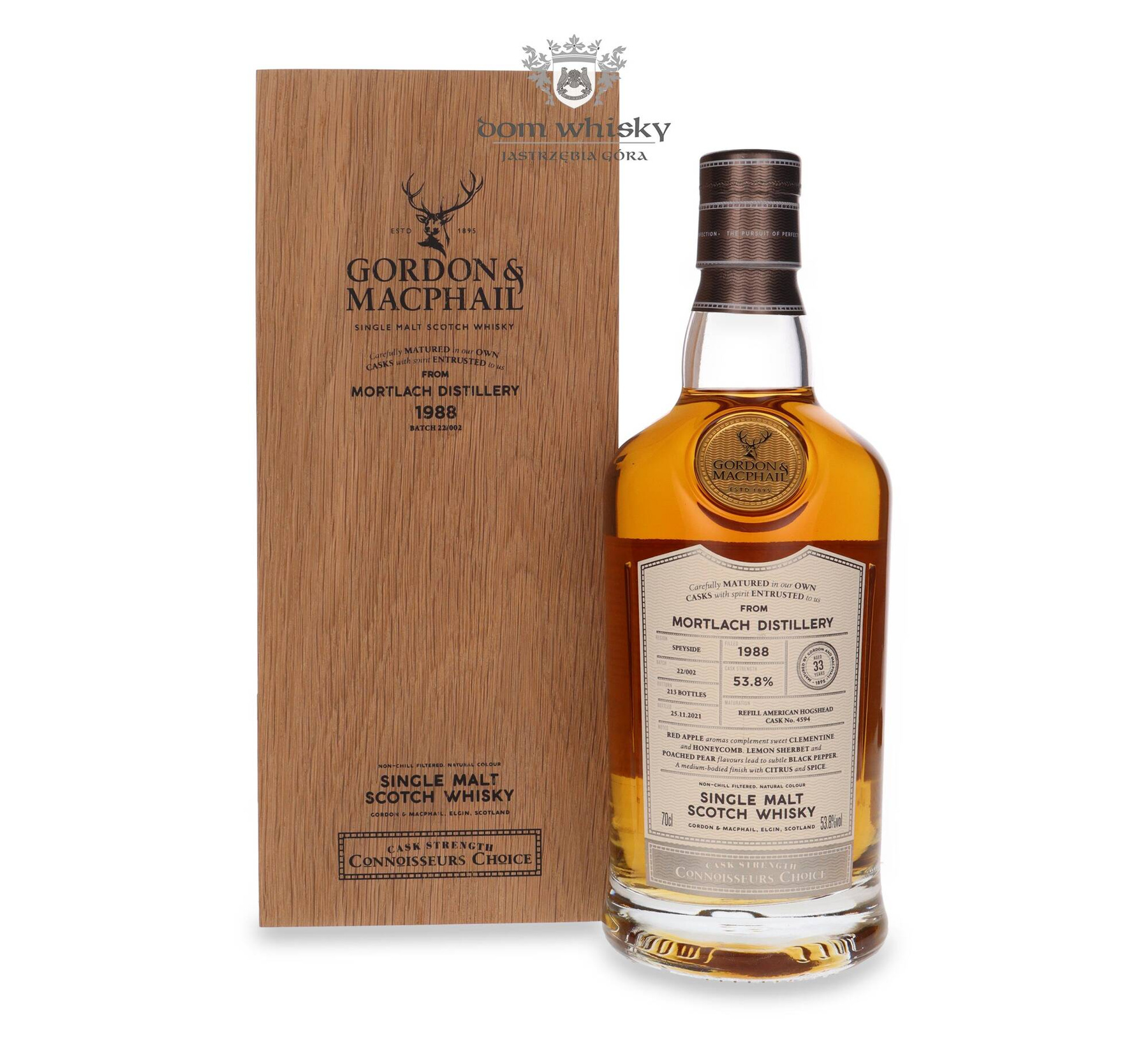 Mortlach 33 year old Connoisseurs Choice 1988/2021 53.8% 0.7l