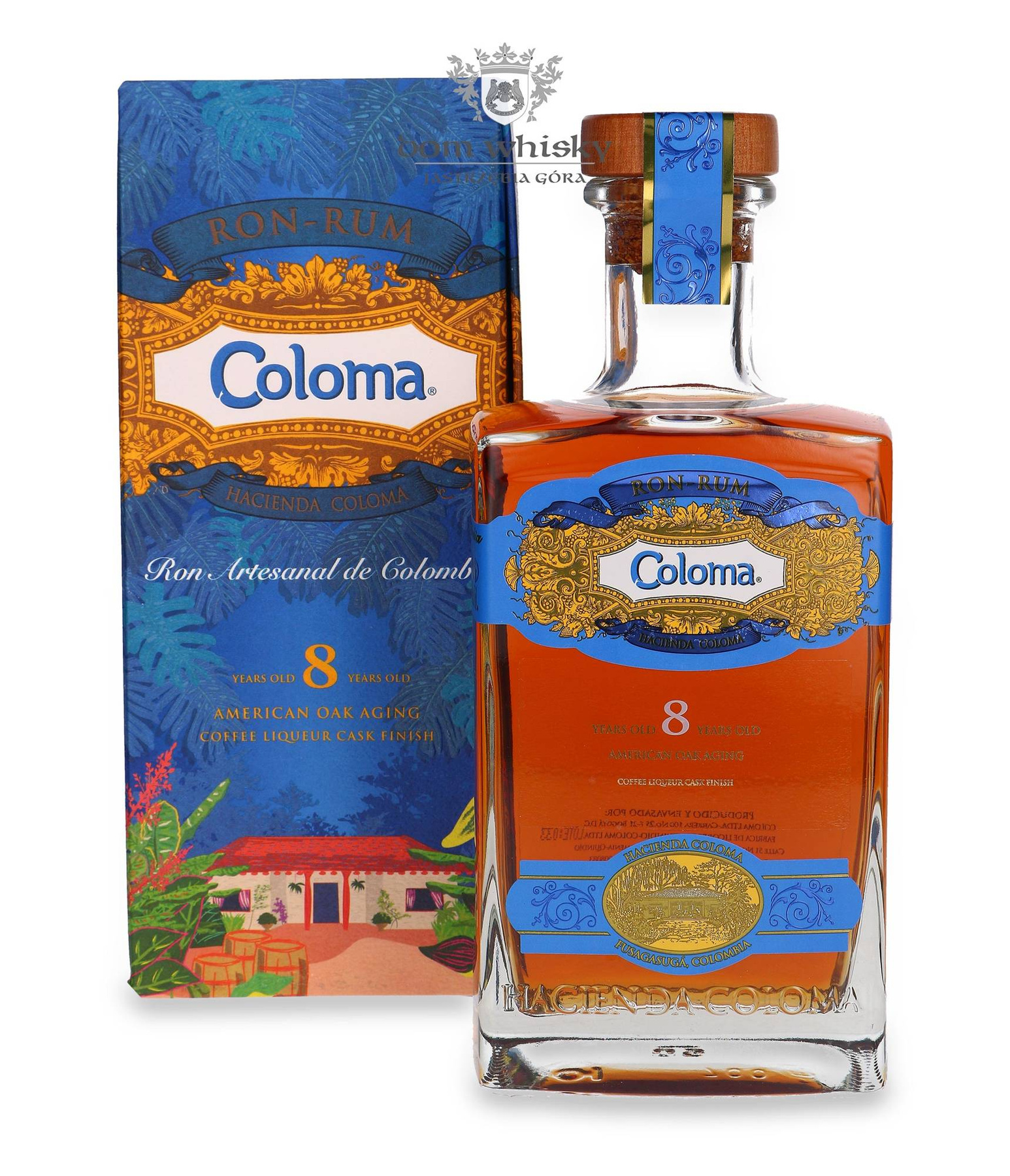 Coloma 8 Year Old Artesanal Rum 40% 0.7l - Colombian Rum