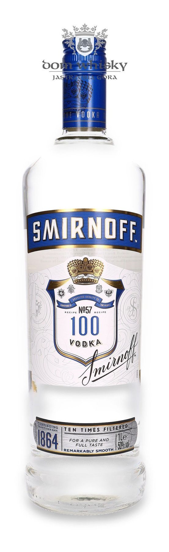 Smirnoff Blue Vodka 50% 1.0l - Strong Vodka