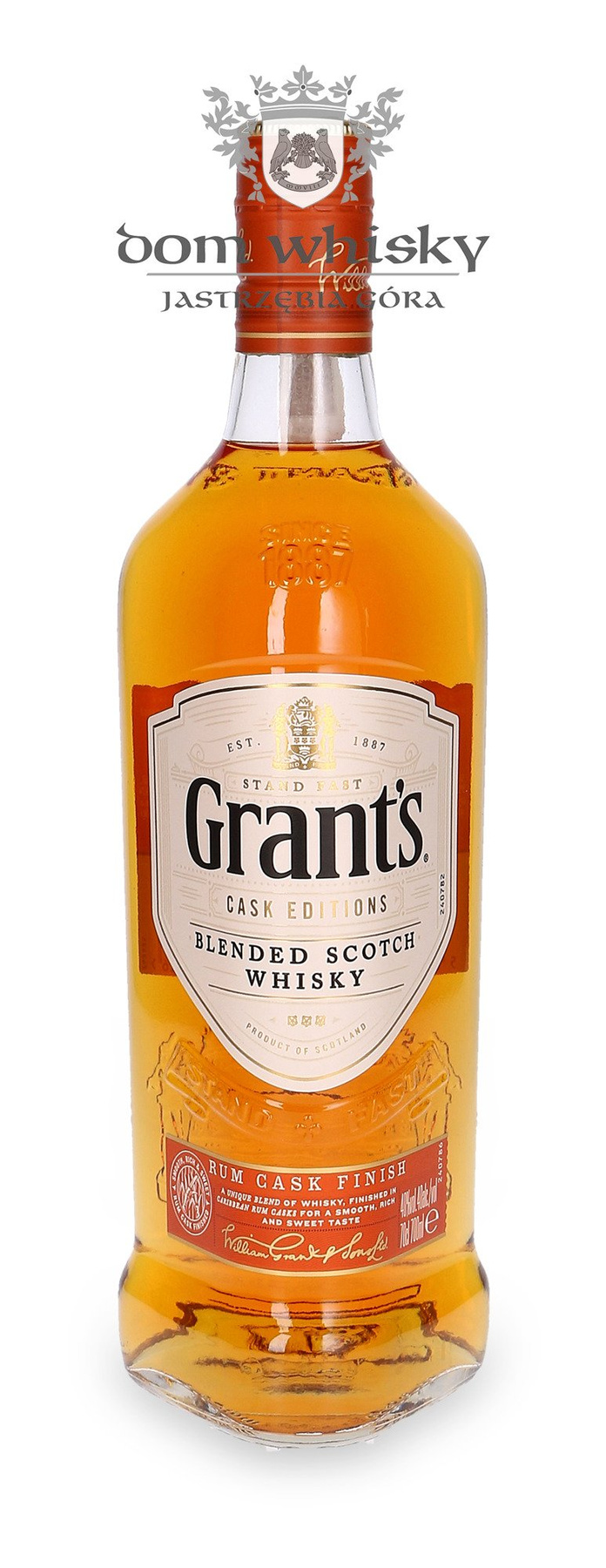 Grant's Rum Cask Finish 40% 0.7l Blended Whisky Scotland