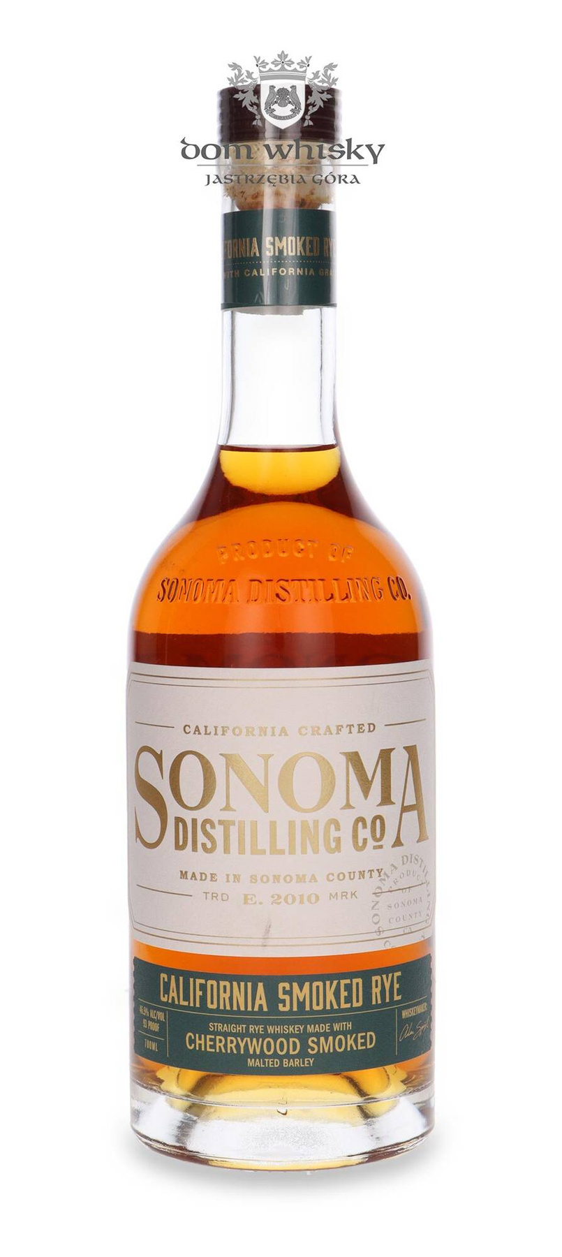 Sonoma California Smoked Rye 46.5% 0.7l | American Whiskey
