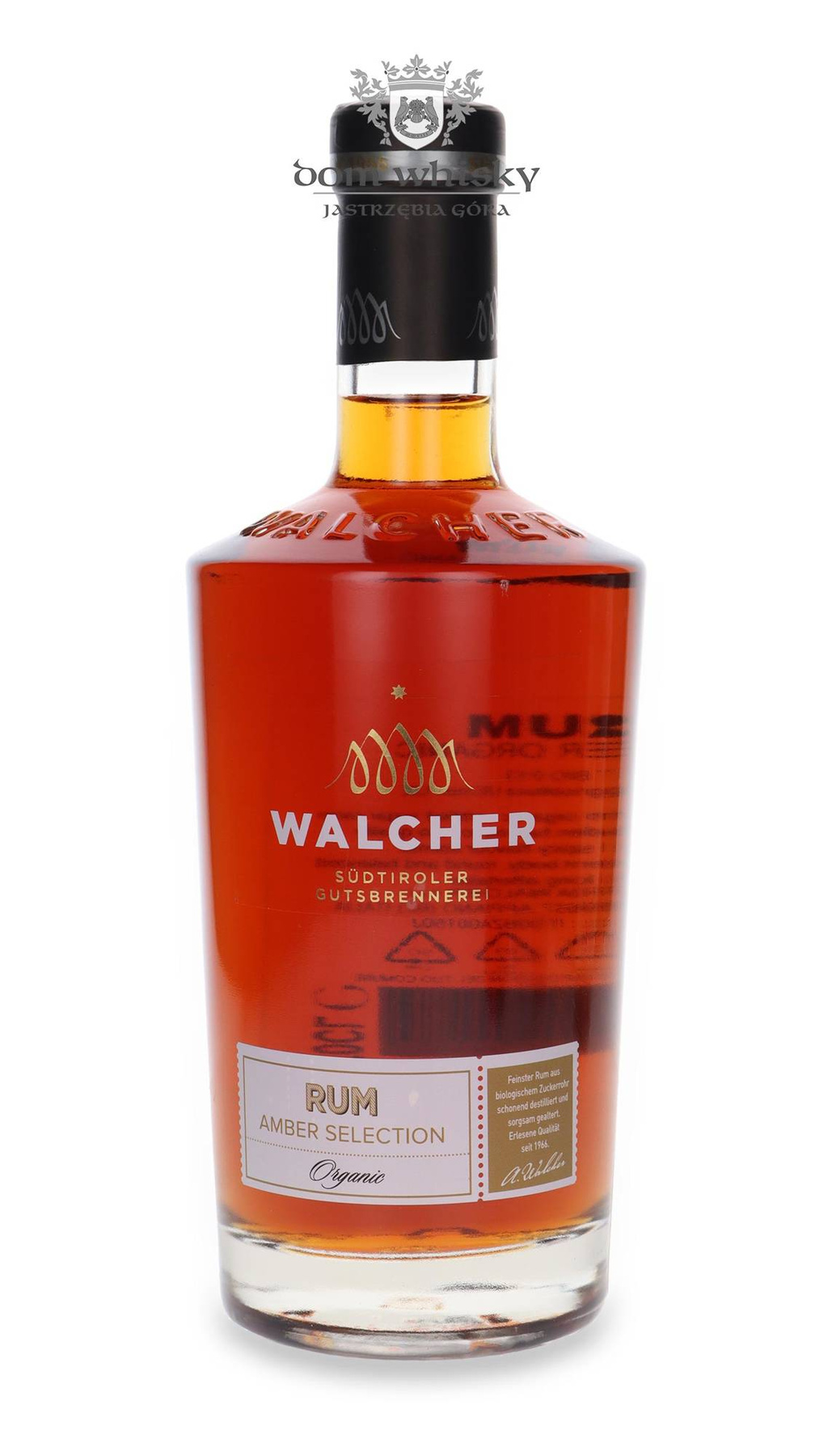 Walcher Amber Selection Organic Rum 40% 0,7l BIO Rum