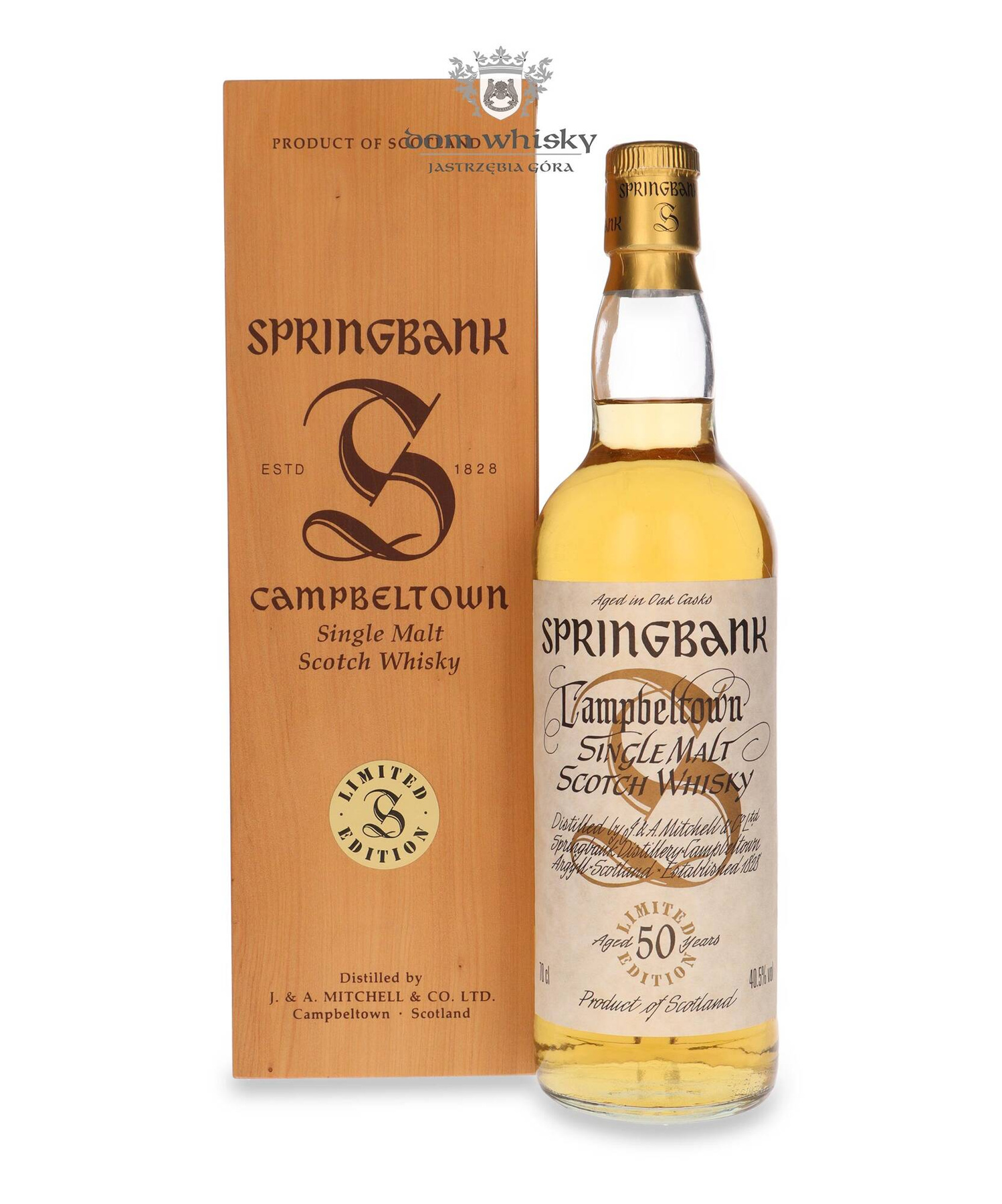 Springbank 50-letni Millennium 40,5% 0,7l - Dom Whisky