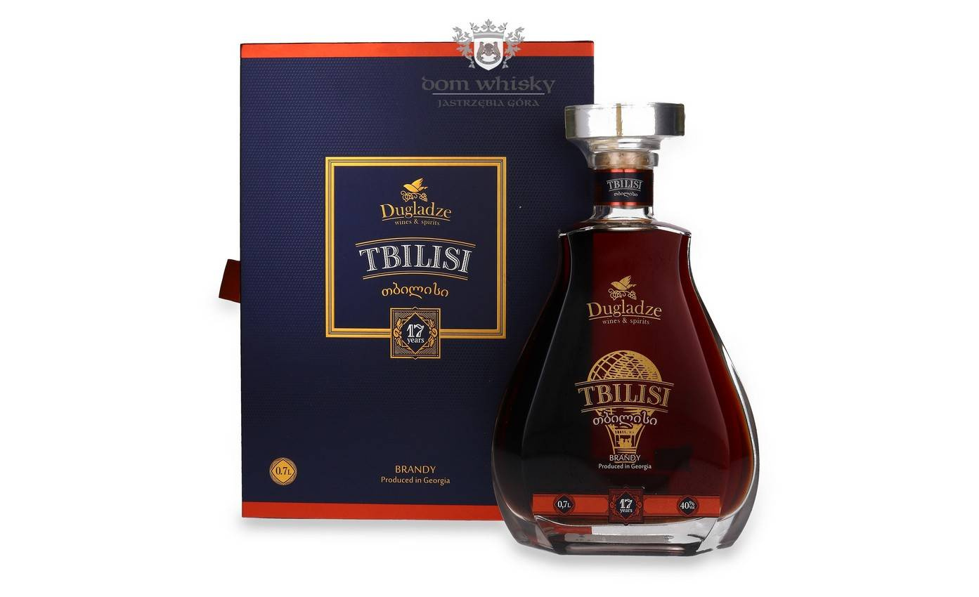 Dugladze Tbilisi 17 year old Brandy 40% 0.7l Georgia