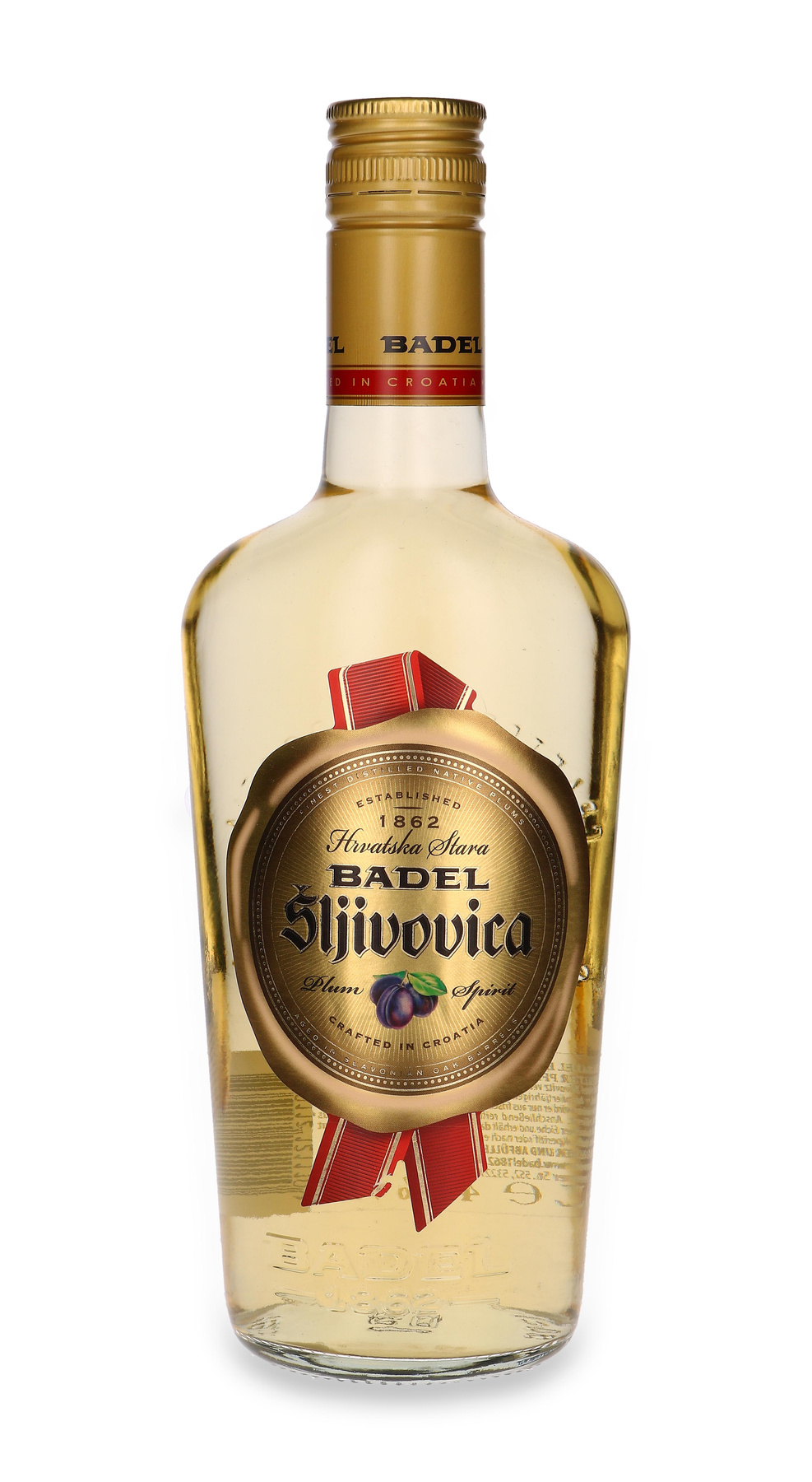 Wódka Śliwowica BADEL 40% 0.5l - Vodkas, Okowits, Nalewki
