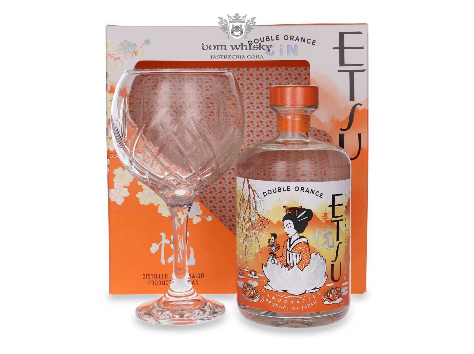 Etsu Handcrafted Double Orange Japanese Gin 43% 0.7l