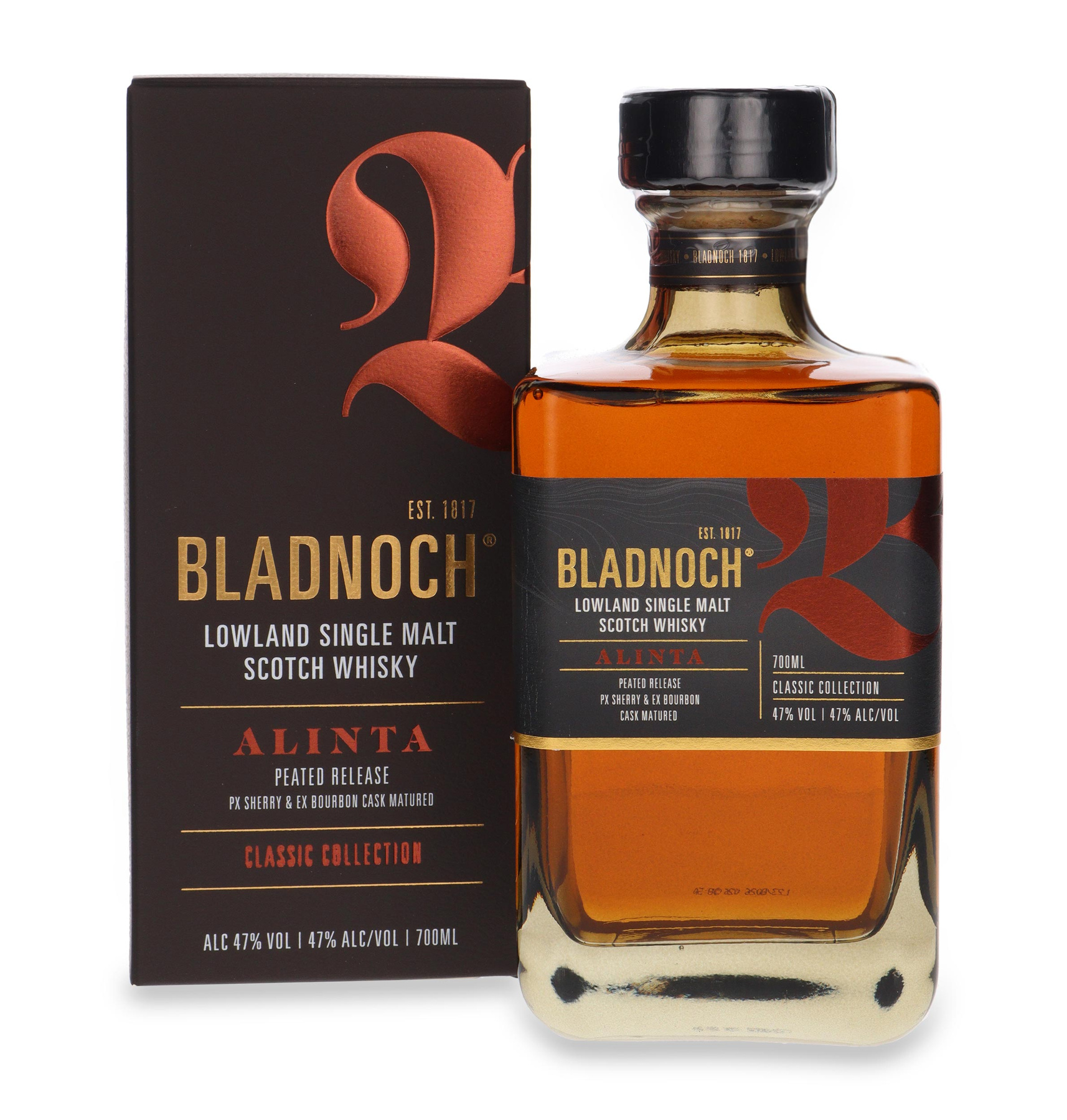 Bladnoch Alinta Peated 47% 0.7l - Single Malt Lowlands Whisky
