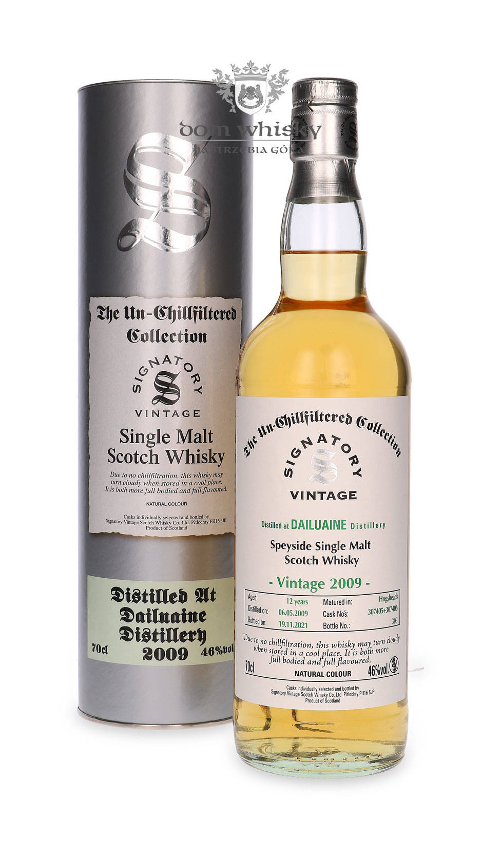 Dailuaine 12 Year Old Signatory Vintage 2009/2021 Speyside 46% 0.7l