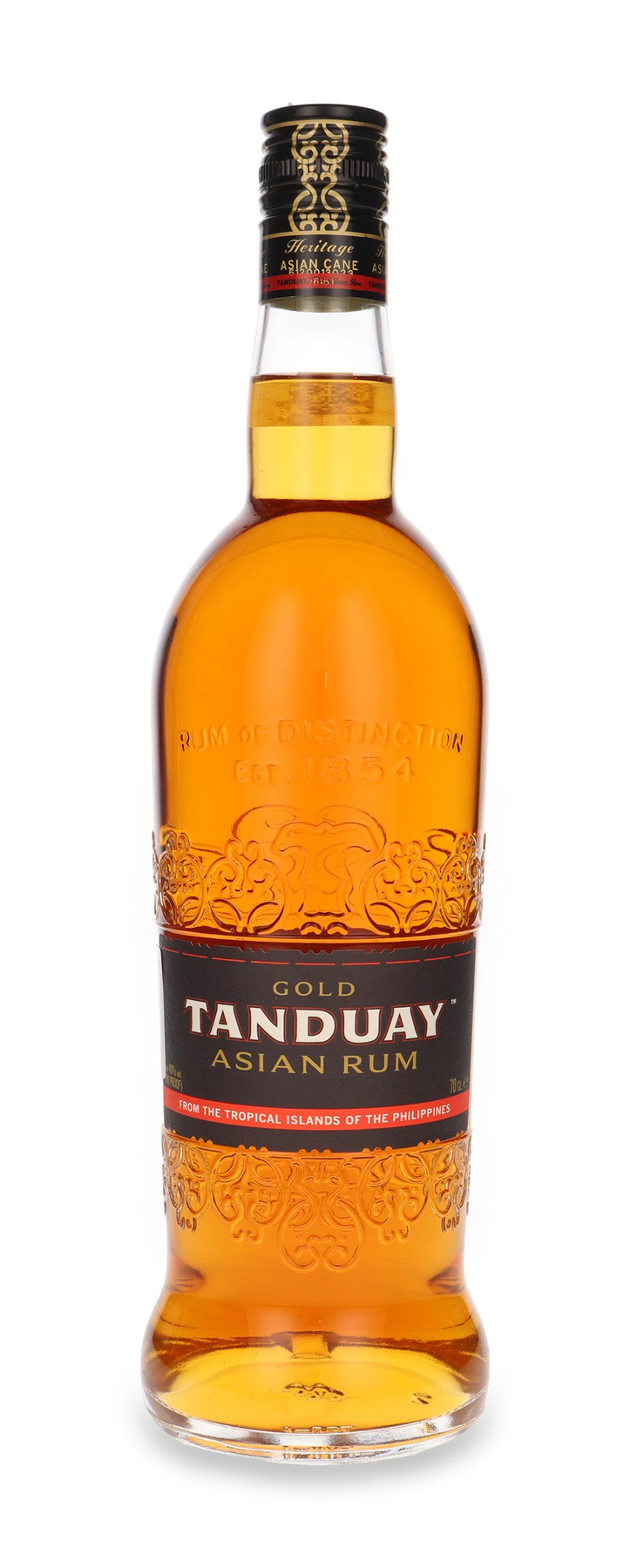 Tanduay Gold Asian Rum 40% 0.7l - Premium Filipino Rum