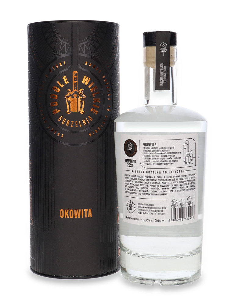 Okowita Podole Wielkie Ziemniak Broke 2024 / Tuba /43% / 0,7l | Dom Whisky