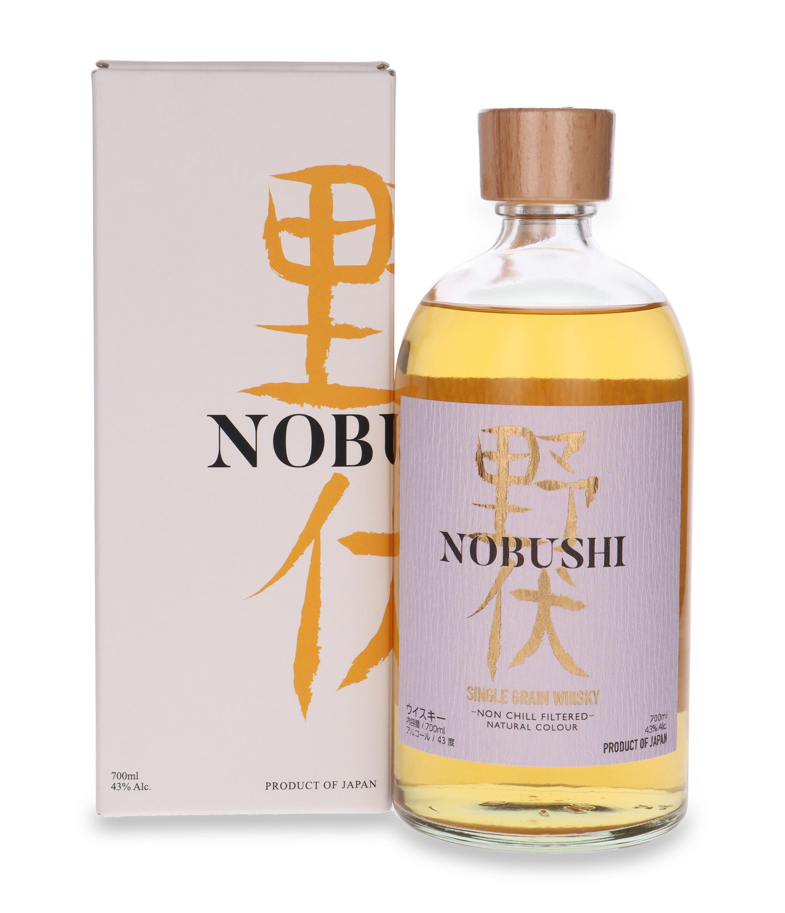 Nobushi Single Grain Japanese Whisky 43% 0.7l - Japan