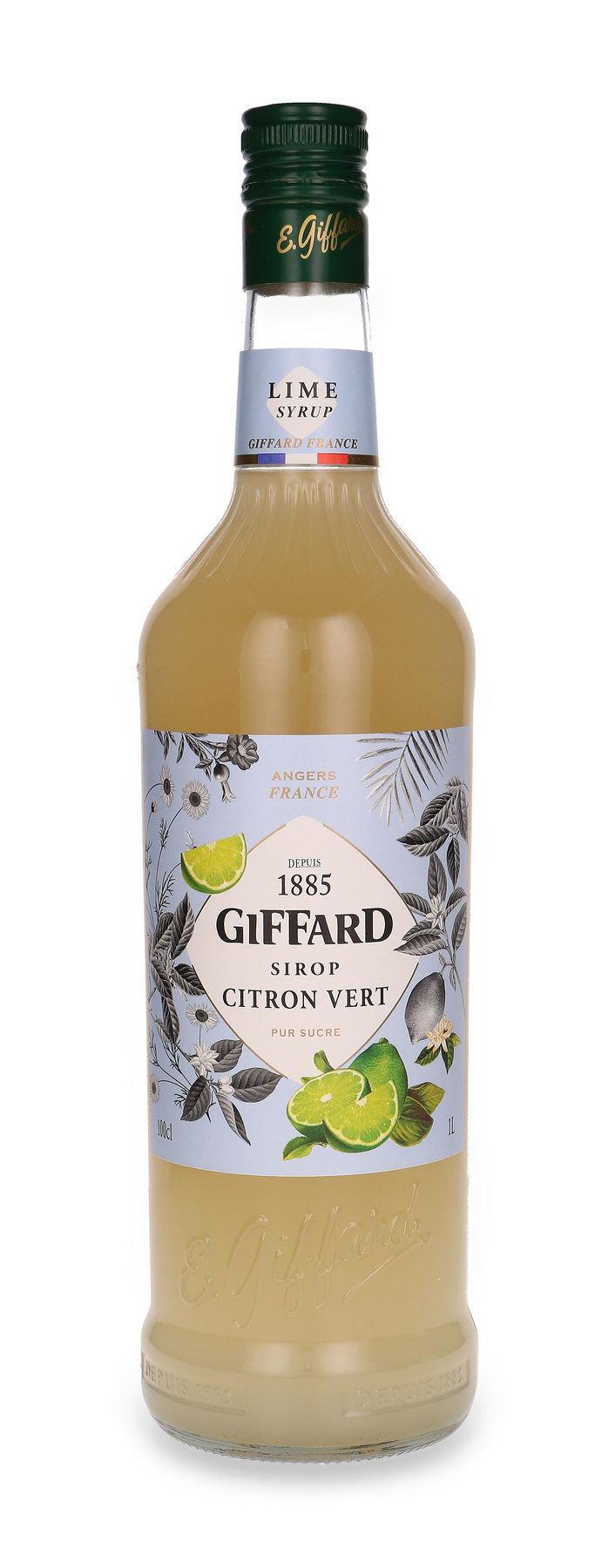 Giffard Lime Bar Syrup 1L - The Whisky House Store