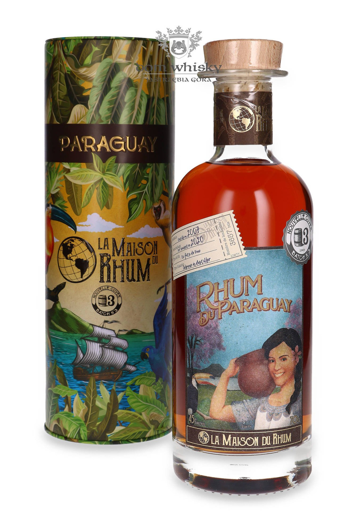 La Maison Du Rhum Paraguay Batch 3 Rum 45% 0.7l