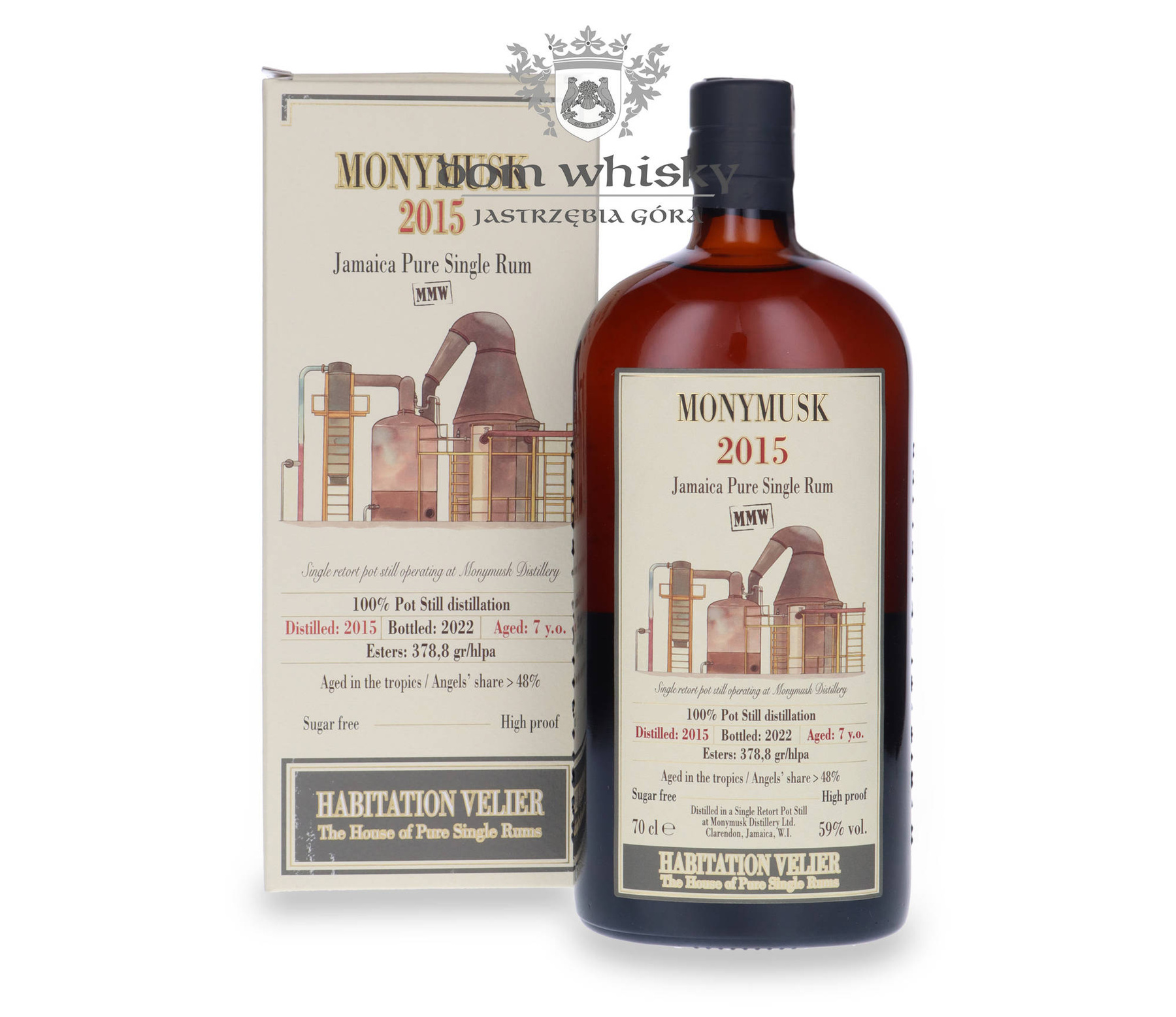 Habitation Velier Monymusk 2015 Jamaica Rum 59% 0.7l