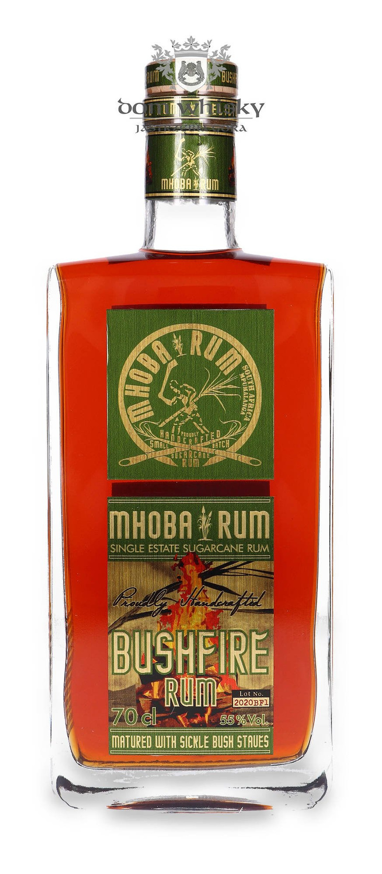 Mhoba Bushfire Rum 55% 0.7l South Africa - Mpumalanga Rum