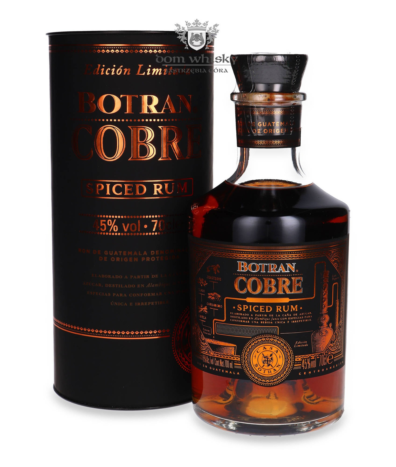 Botran Cobre Spiced Rum Limited Edition 45% 0.7l Guatemala