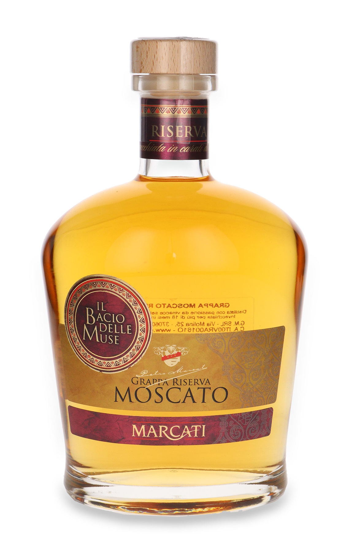 Marcati Grappa Riserva Moscato / 40% / 0,7l | Dom Whisky