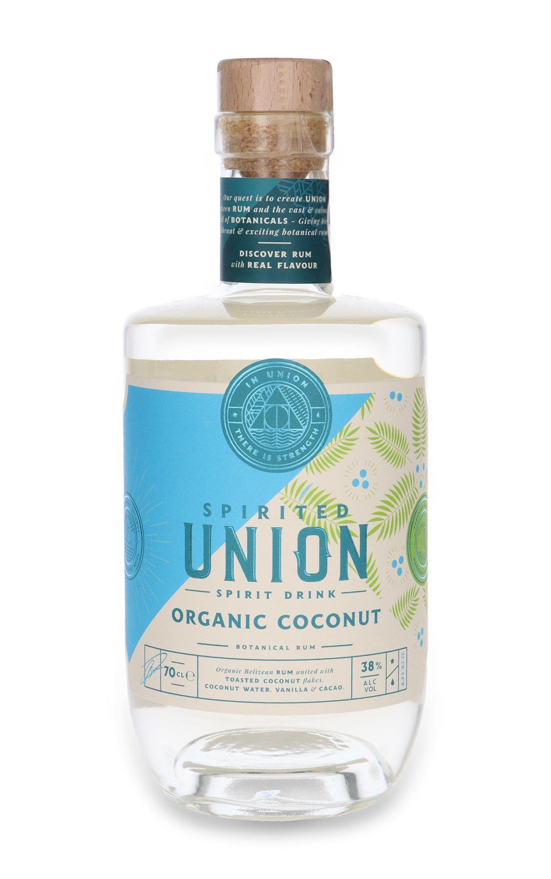 Rum Union Organic Coconut Rum / 38% / 0,7l | Dom Whisky