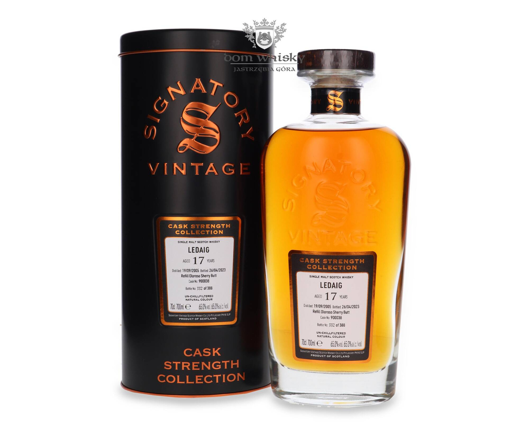 Ledaig 17-lat (2005/2023) Signatory 65% 0,7l Whisky