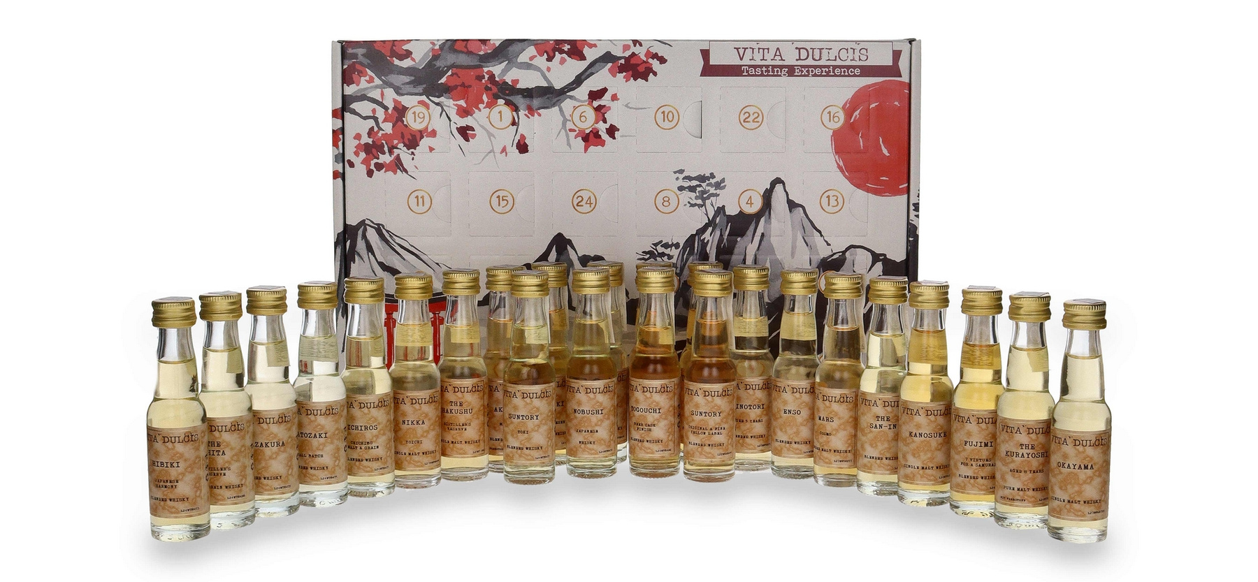 Japanese Whisky Testing Set 24 x 0.02l - Single Malt Japan