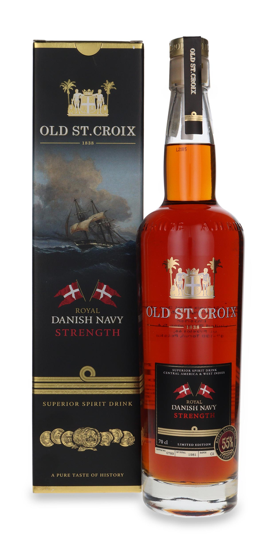 Old St.Croix Royal Danish Navy Strength Rum / 55% / 0,7l | Dom Whisky