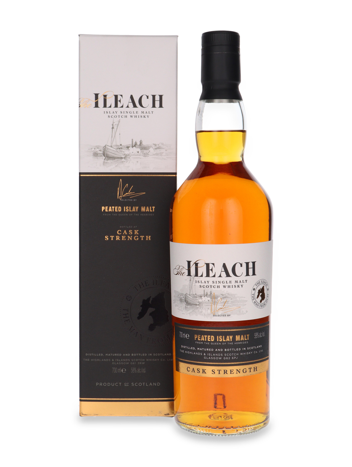 Ileach Peated Islay Malt Cask Strength 58% 0.7l - House of Whisky