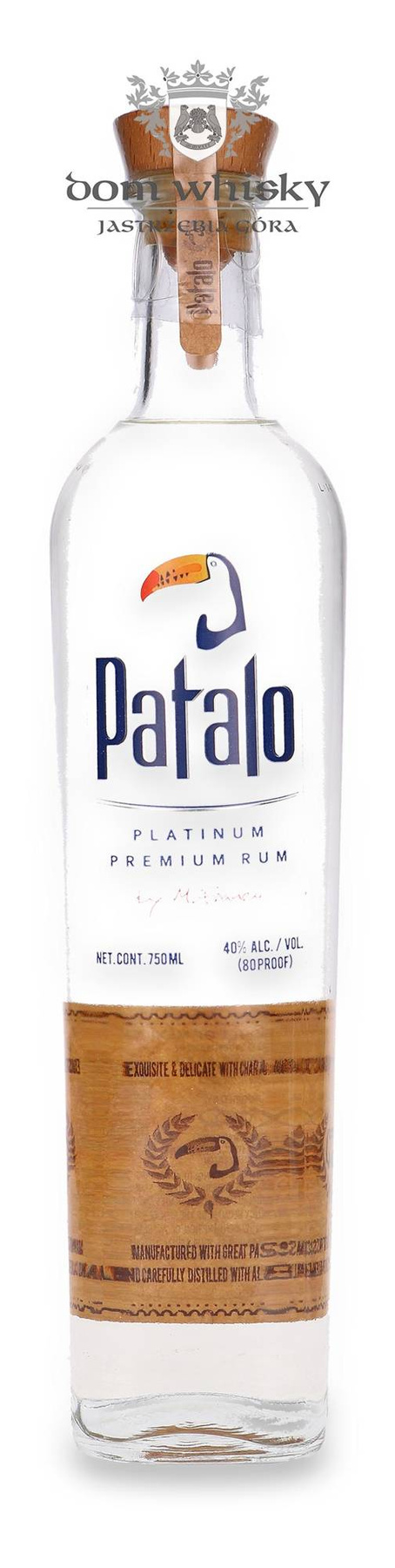 Patalo Platinum Mexico Rum 40% 0,75l - Chiapas, Meksyk