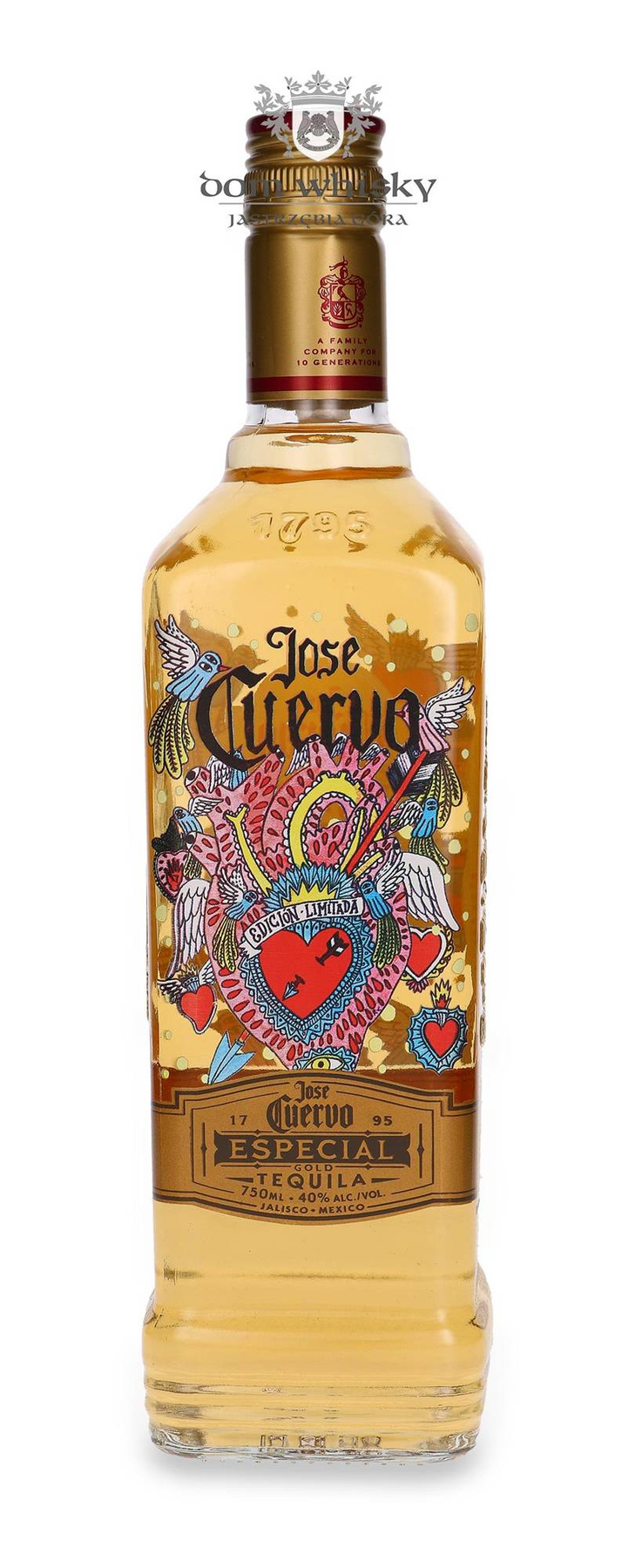 Tequila Jose Cuervo Especial Edicion Limitada Gold Hart 2017 / 40% / 0 ...