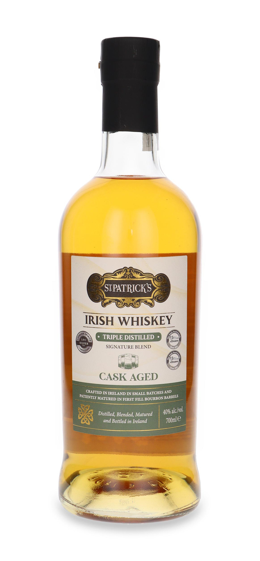 St Patrick's Irish Whiskey Cask Aged /40%/ 0,7l | Dom Whisky