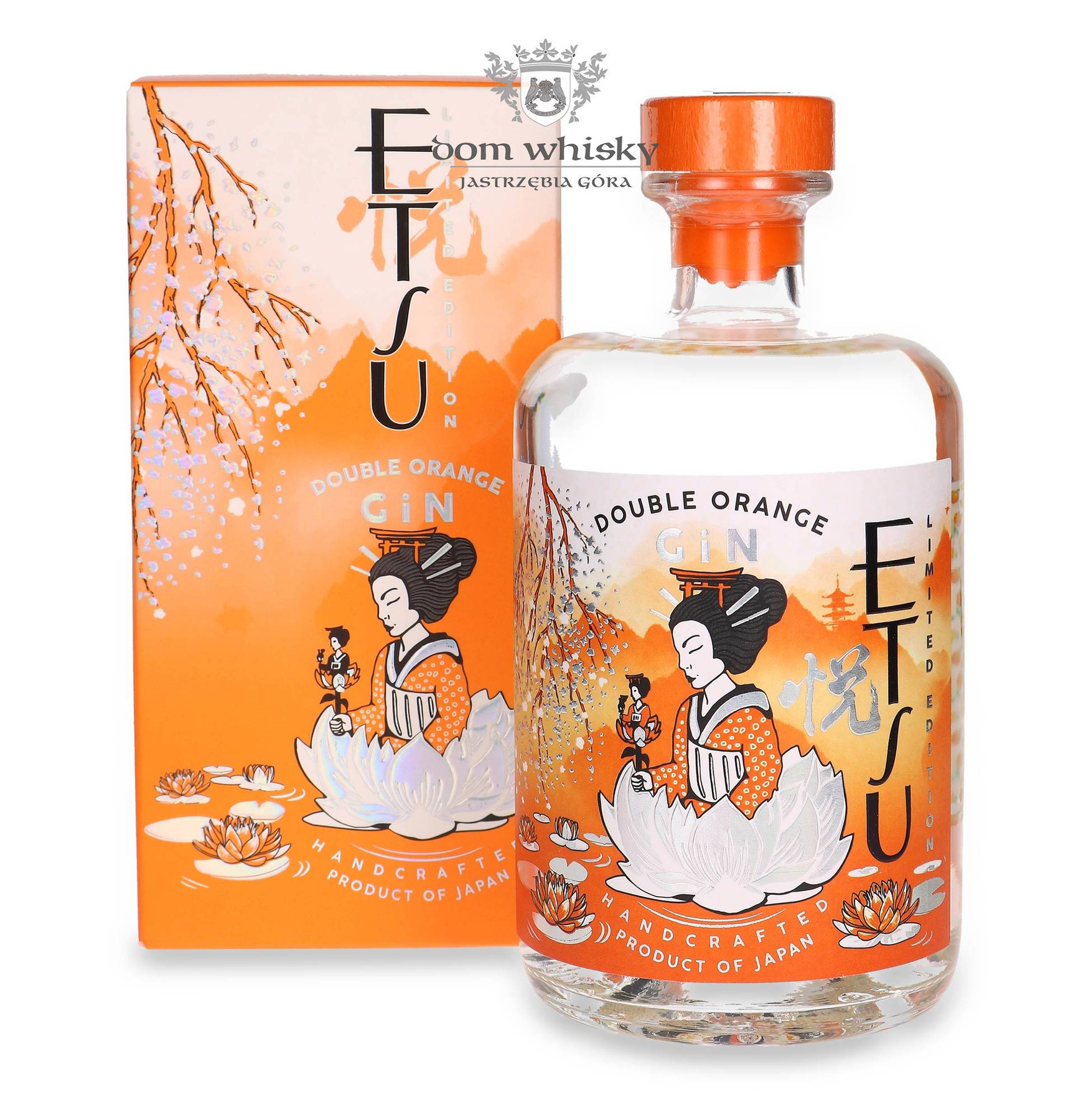 Etsu Handcrafted Double Orange Japanese Gin 43% 0.7l