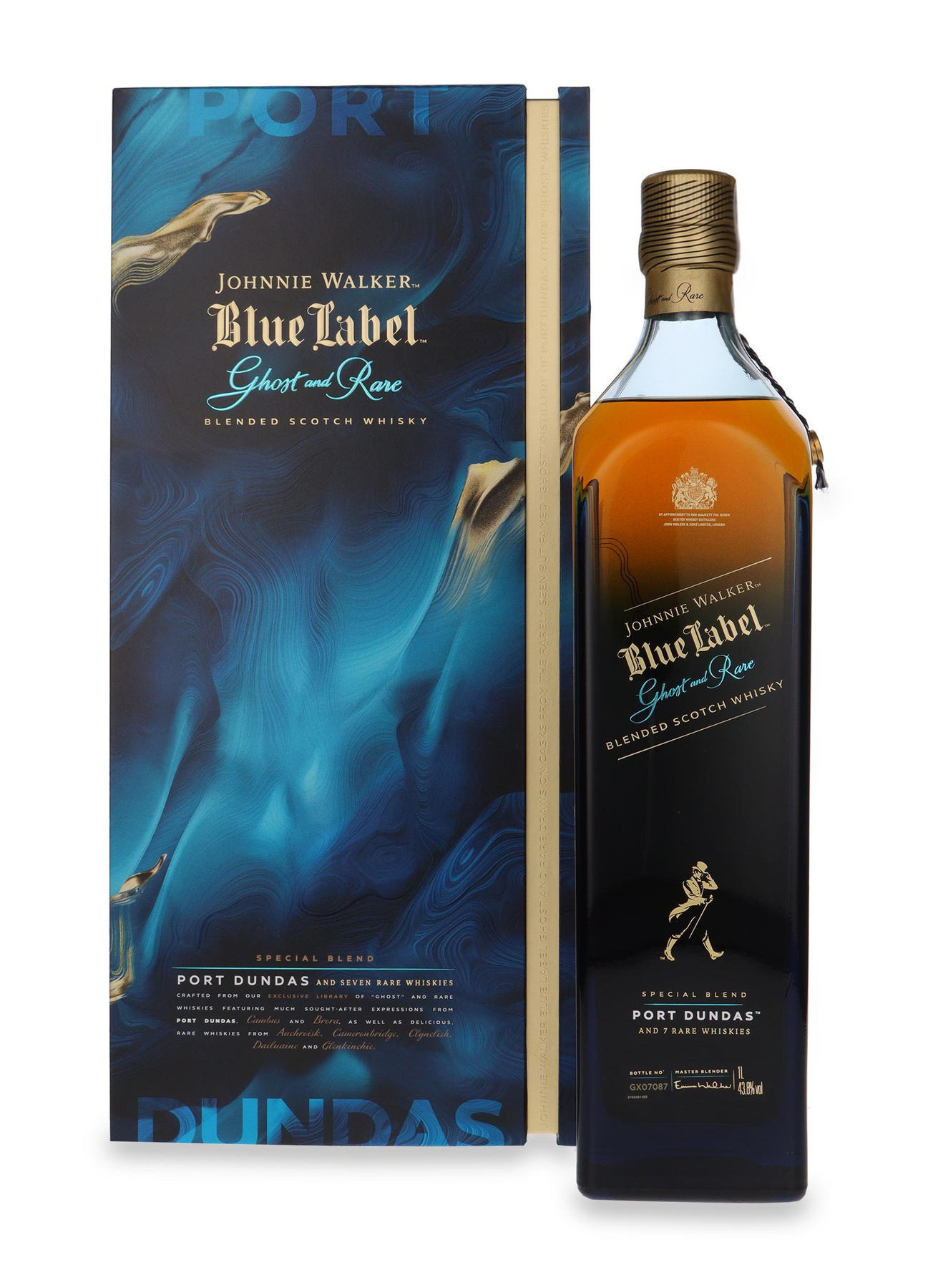 Johnnie Walker Blue Label Ghost & Rare Port Dundas 1.0l 43.8%