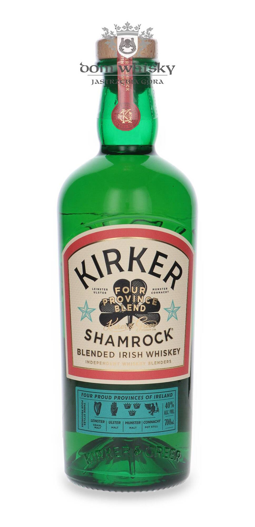 Kirker & Greer Shamrock Irish Whiskey 40% 0,7l - Irlandzka
