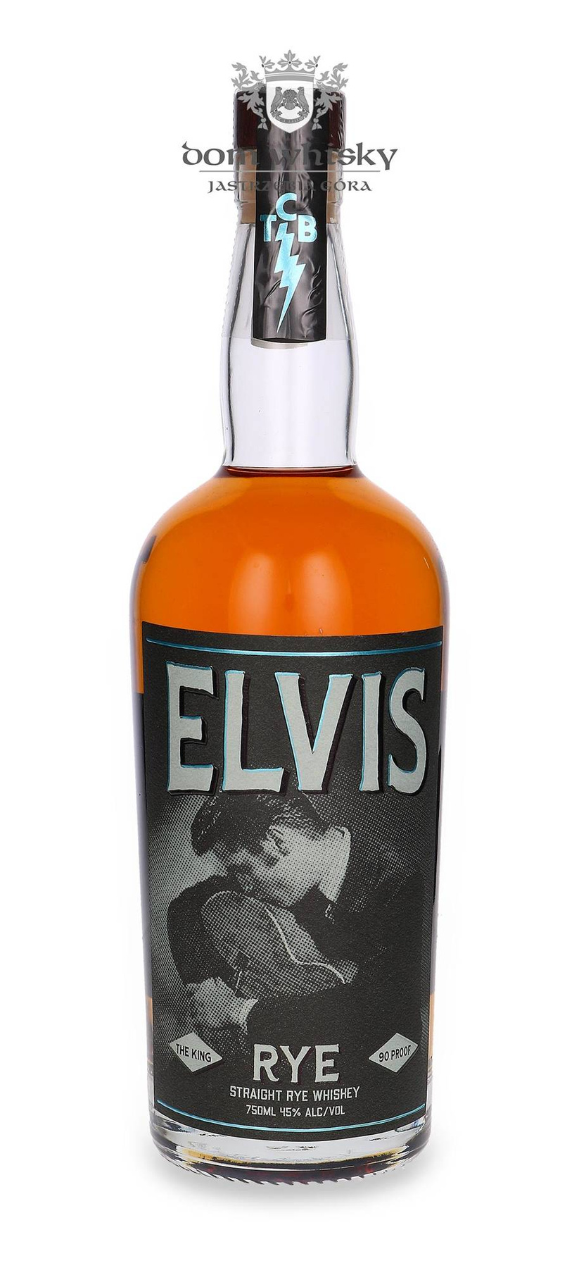 Elvis The King Straight Rye Whiskey 45% 0,75l Tennessee