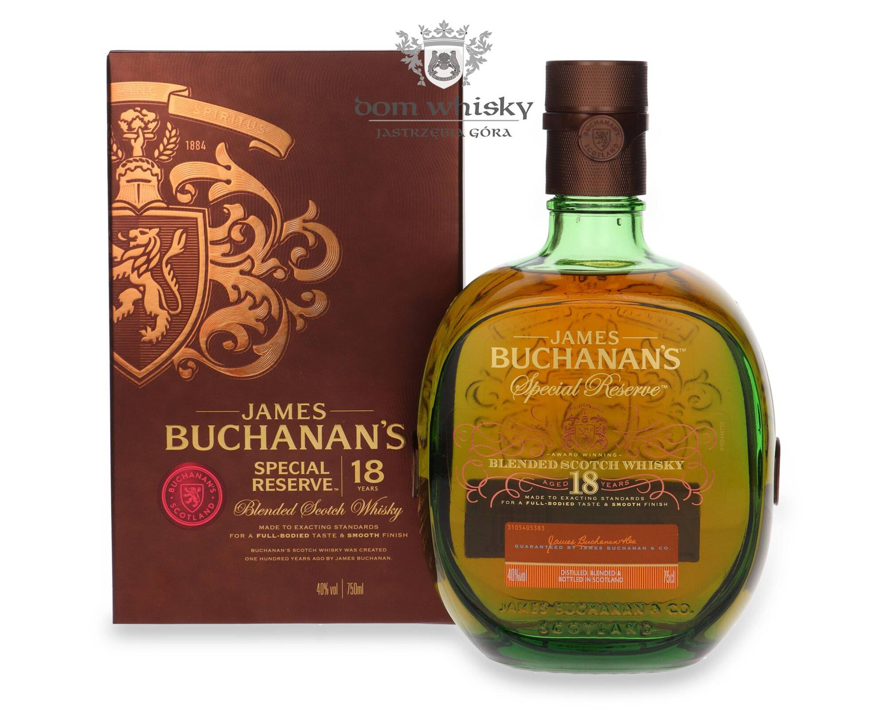 Buchanan’s 18-letnia Blended Scotch Whisky 40% 0,75l