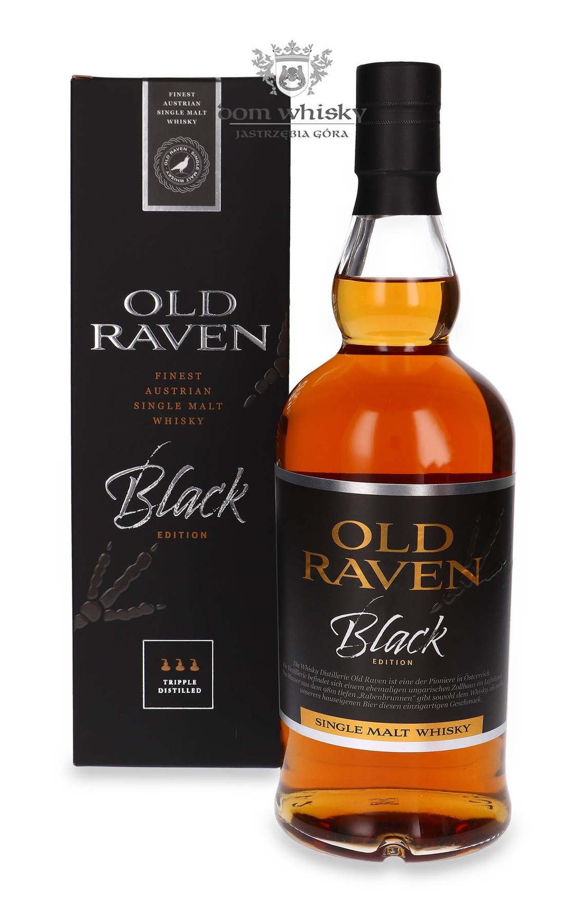 Old Raven Black Edition 54% Austrian Single Malt Whisky 0,7l