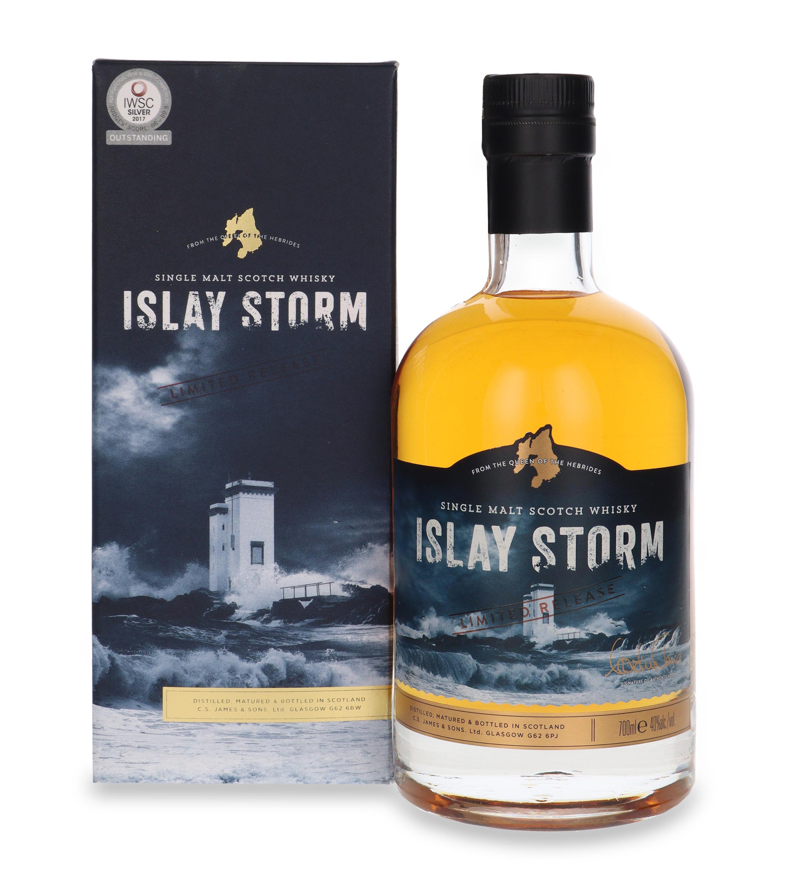 Islay Storm Single Malt Whisky 40% 0.7l - The Whisky House Shop