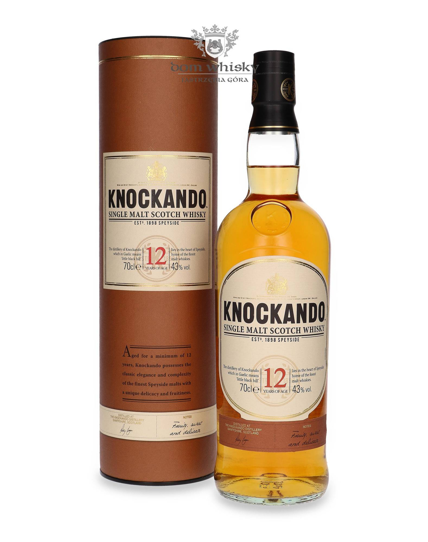 Knockando 12-letni 43% Single Malt Whisky Speyside 0,7l