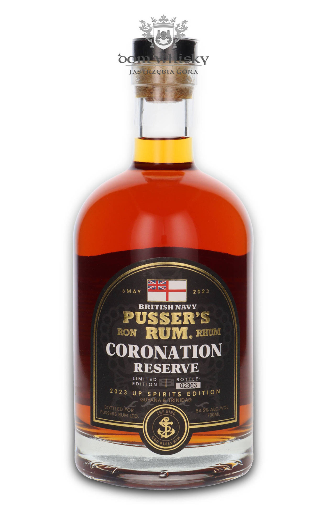 Pusser's Coronation Reserve Rum 54,5% 0,7l - Brytyjski Rum