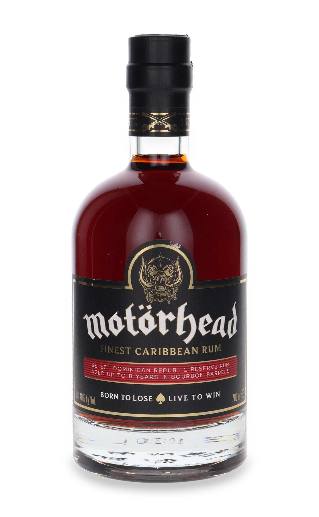 Motörhead Finest Caribbean Rum 40% 0,7l - Rum Alkohole