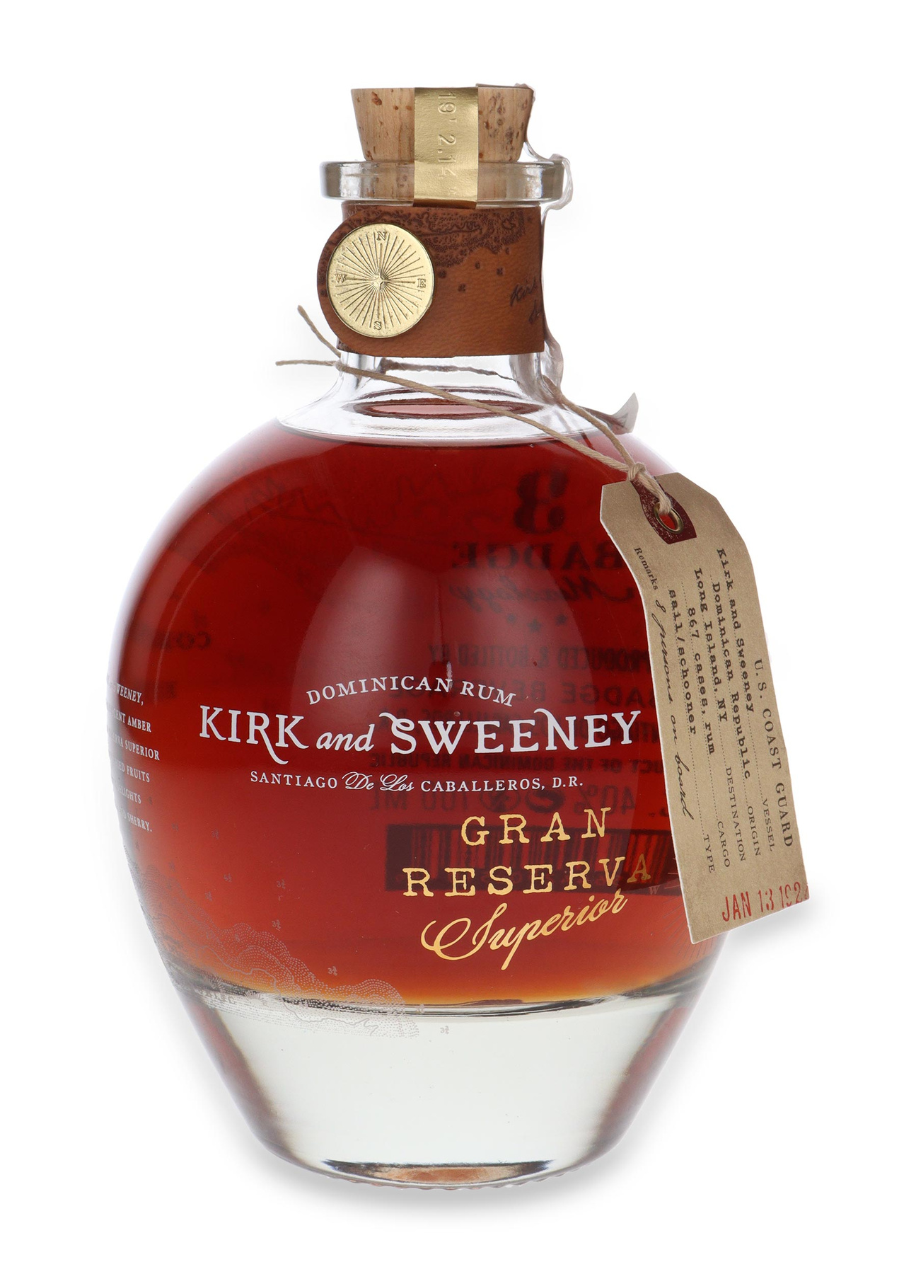 Kirk & Sweeney Gran Reserva Superior Dominican Rum / 40% / 0,7l | Dom ...