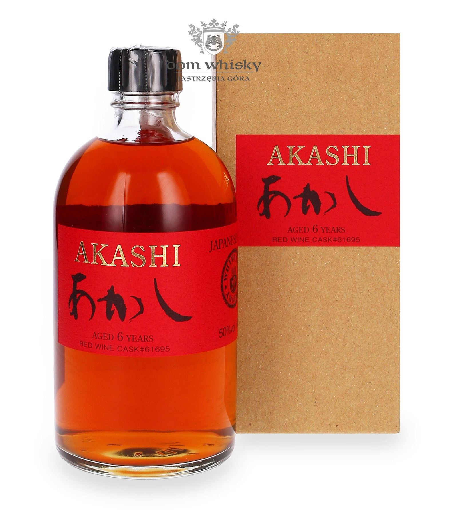 Akashi Red Wine Cask 6 Year Old 50% 0.5l Whisky Japan