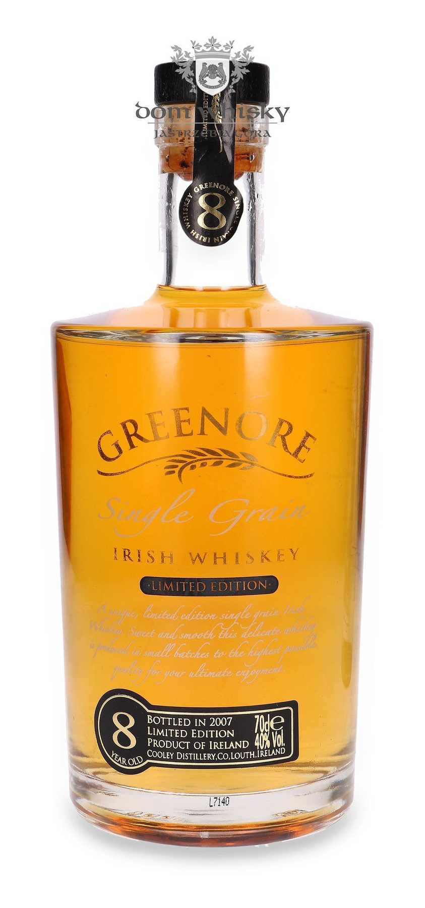 Greenore 8 Year Old 40% 0.7l | Irish Grain Whiskey | House of Whisky