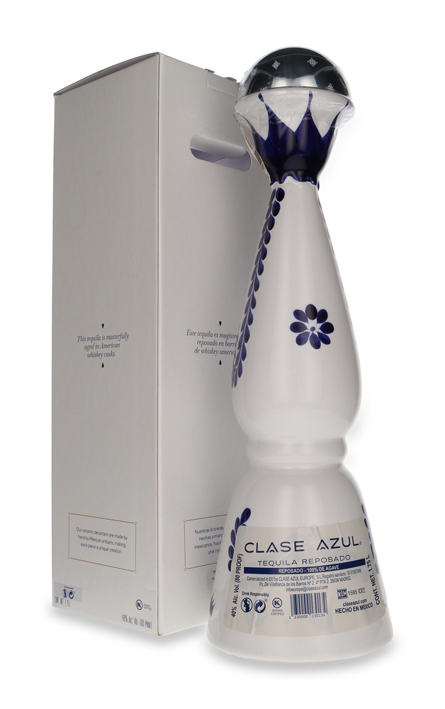 Tequila Clase Azul Reposado 100% Agave Azul 40% 0.7l