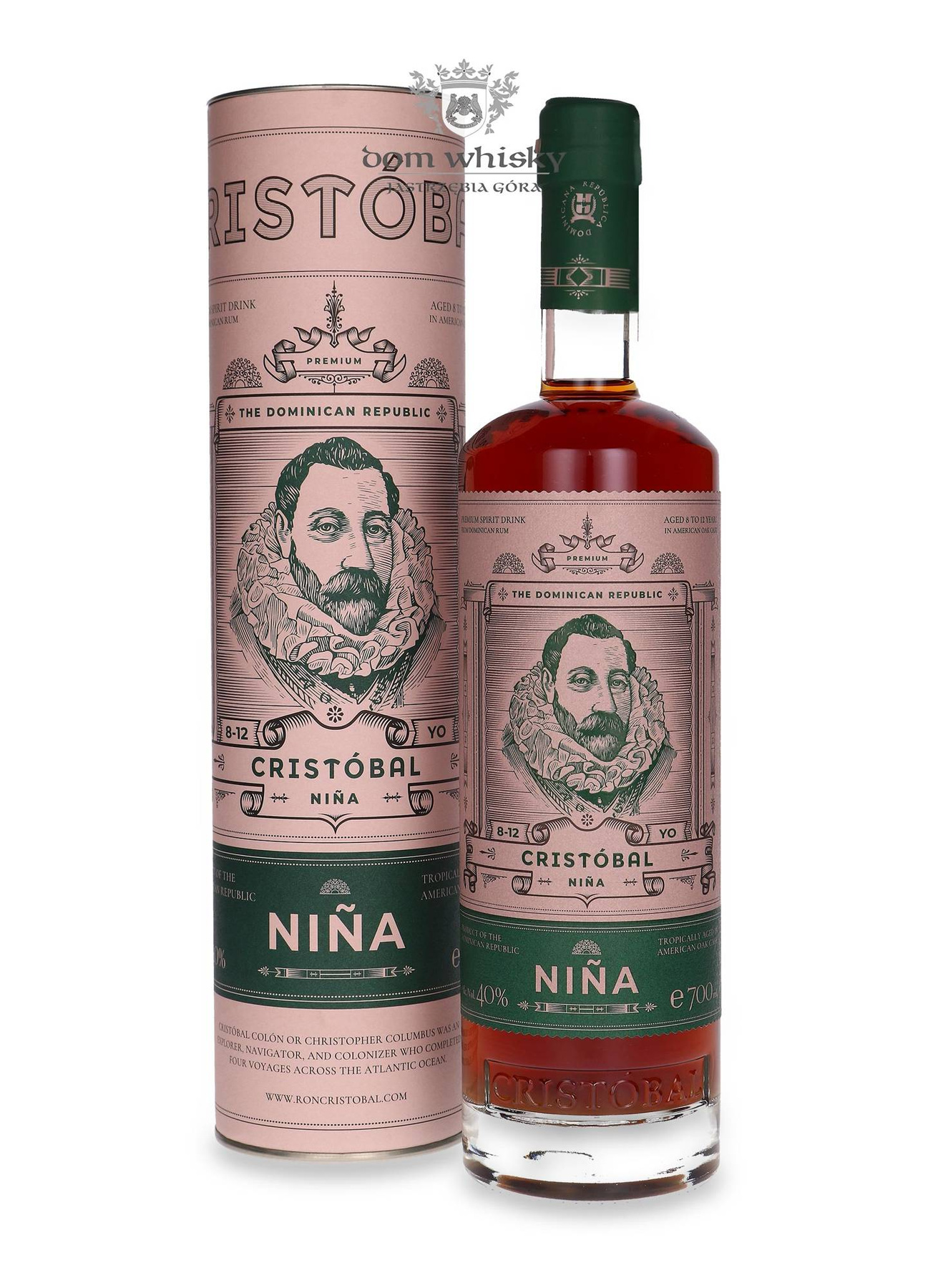 Ron Cristobal Nina Dominicana Rum 40% 0.7l