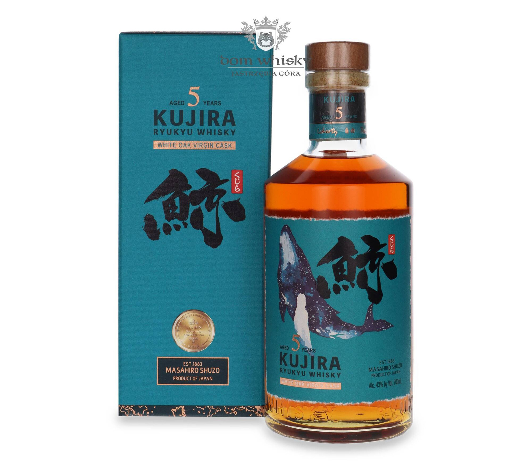 Kujira 5 Year Old Ryukyu Whisky 43% 0.7l Japan