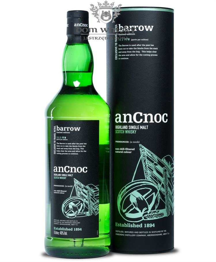 anCnoc Barrow 46% 1.0l - Single Malt Highlands Whisky