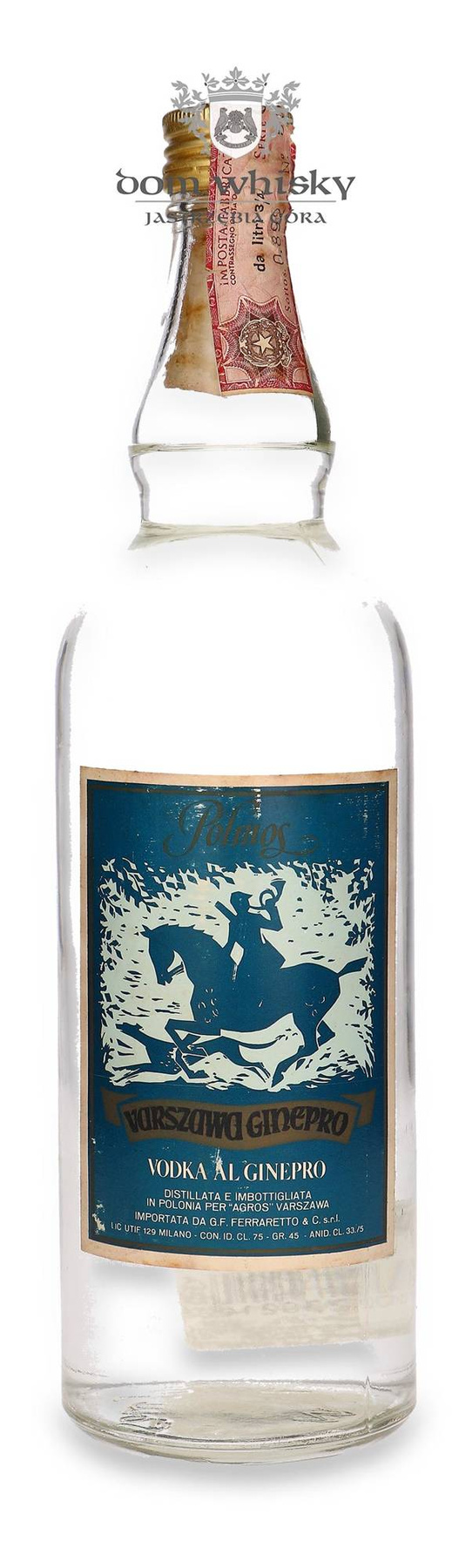 Vodka Varszawa Ginepro Polmos 45% 0,75l - Polish Alcohol